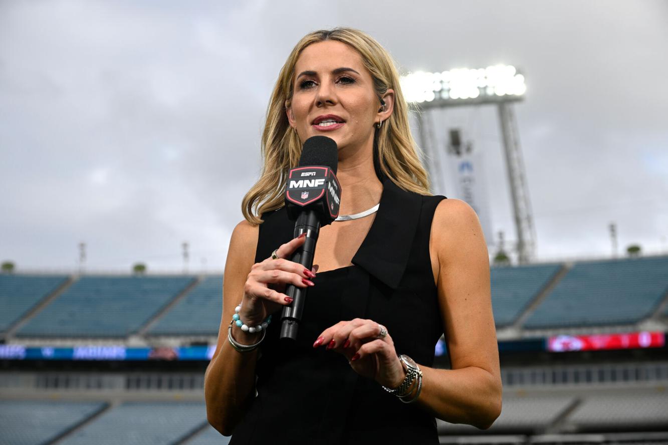 From sideline sprints to surprise interviews, ESPN's Laura Rutledge ...