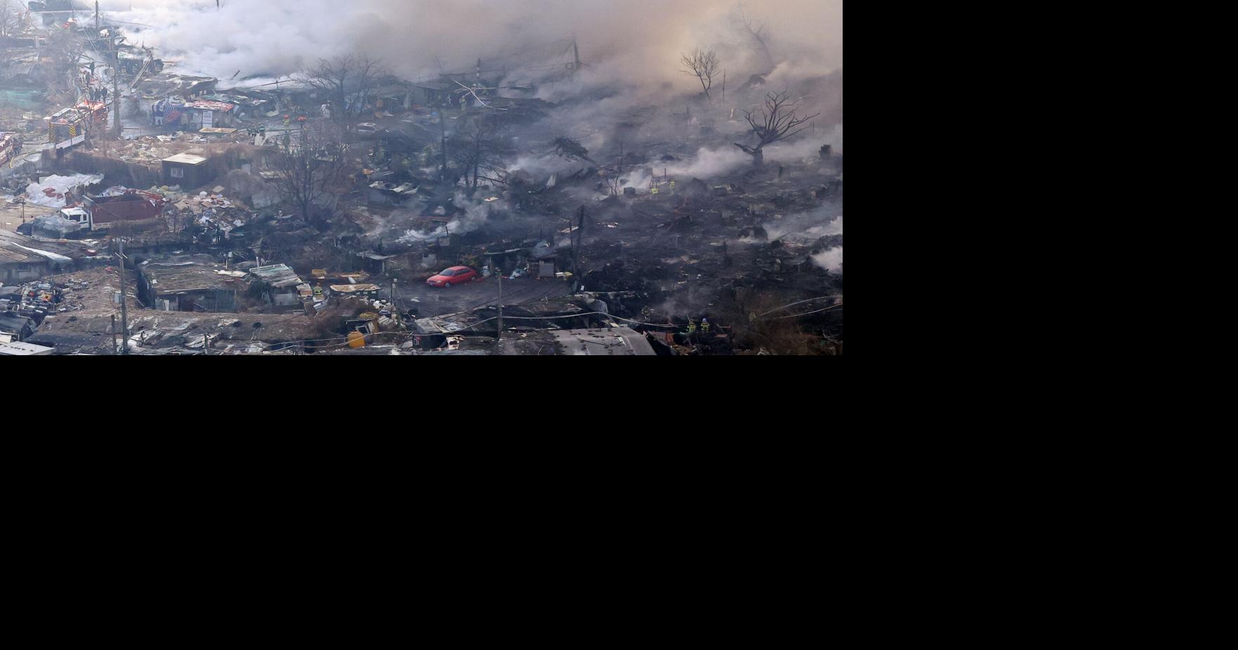 Fire breaks out in one of Seoul's last-remaining shanty towns ...