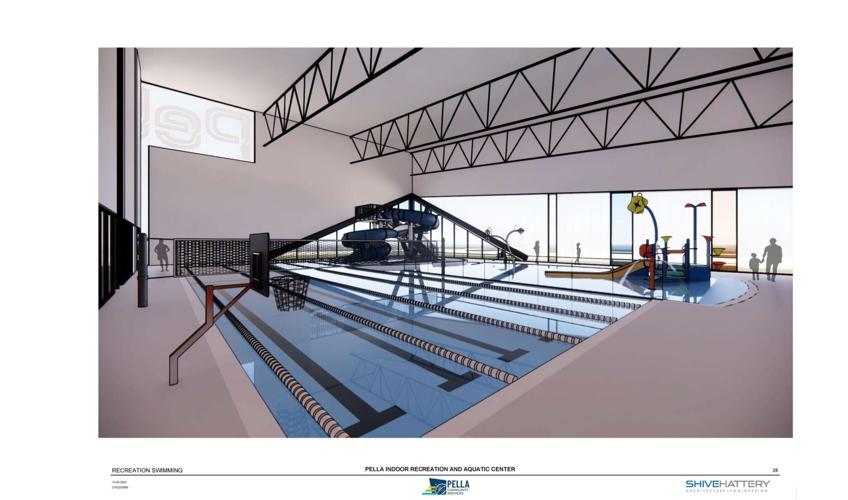 Architects unveil schematic design for Pella's new indoor rec center ...
