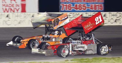 Trent Stephens leads the way in ISMA supermodified race at Lancaster ...