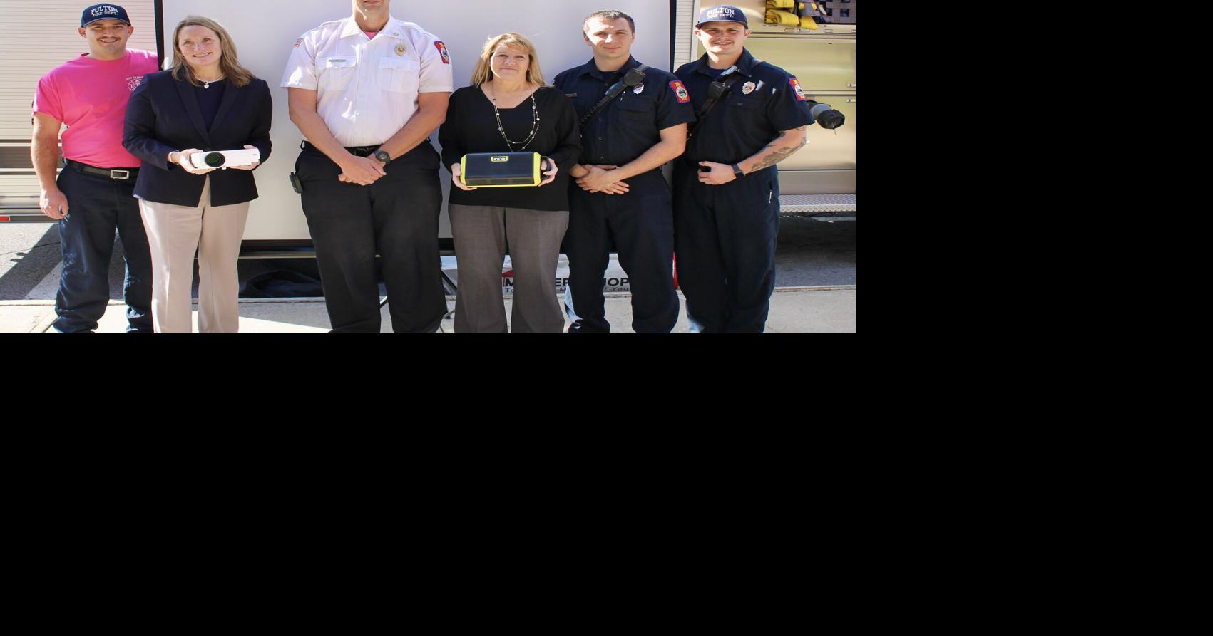 Fulton Savings Bank Donates Fire Safety Materials To Fulton Fd News