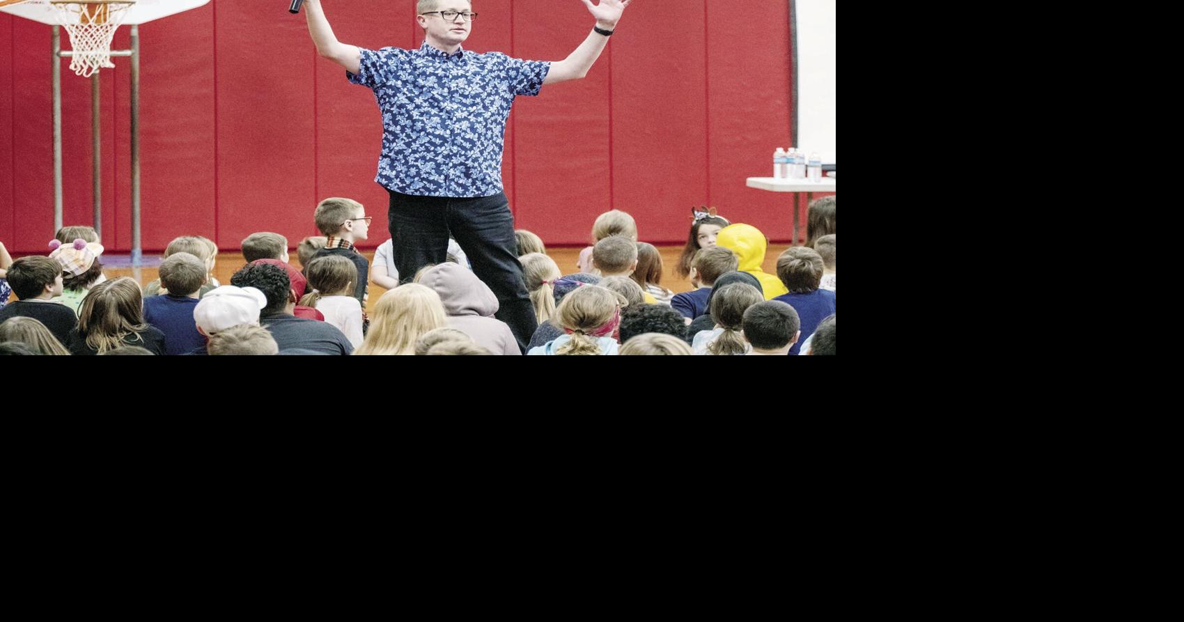 Fulton students celebrate stories with author John Schu | News ...