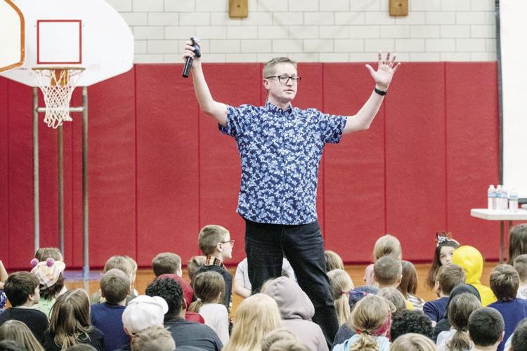 Fulton students celebrate stories with author John Schu | News ...