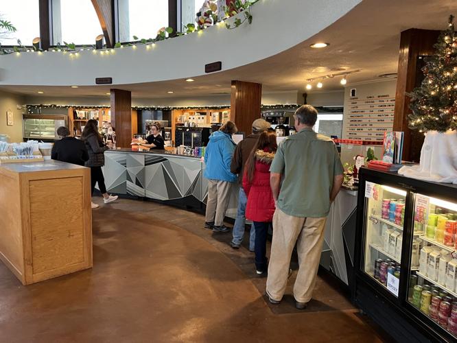 Duo open place to drink coffee and relax for awhile ...