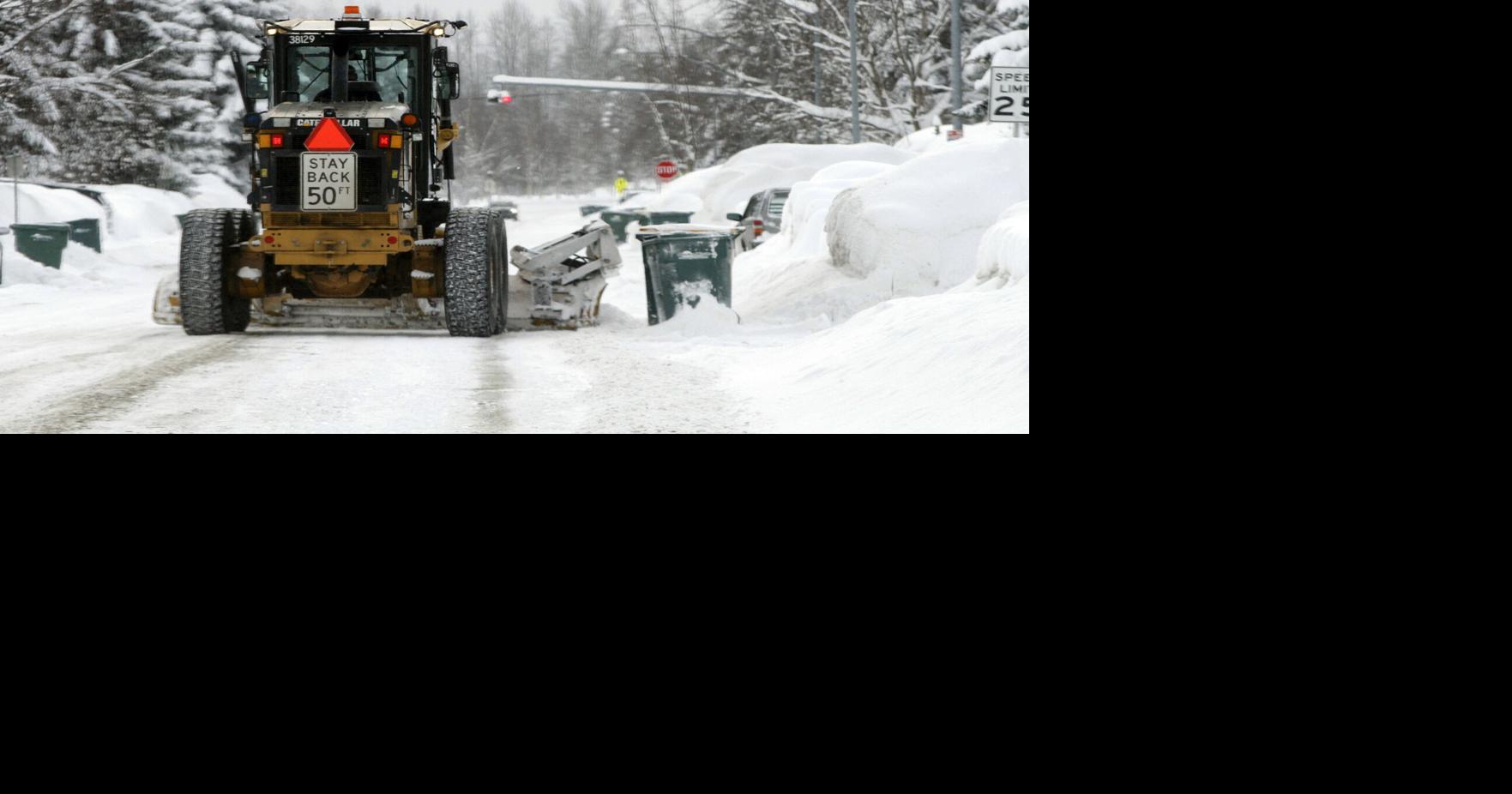 Pandemic Of Snow Inundates Anchorage Sets A Record For The Earliest