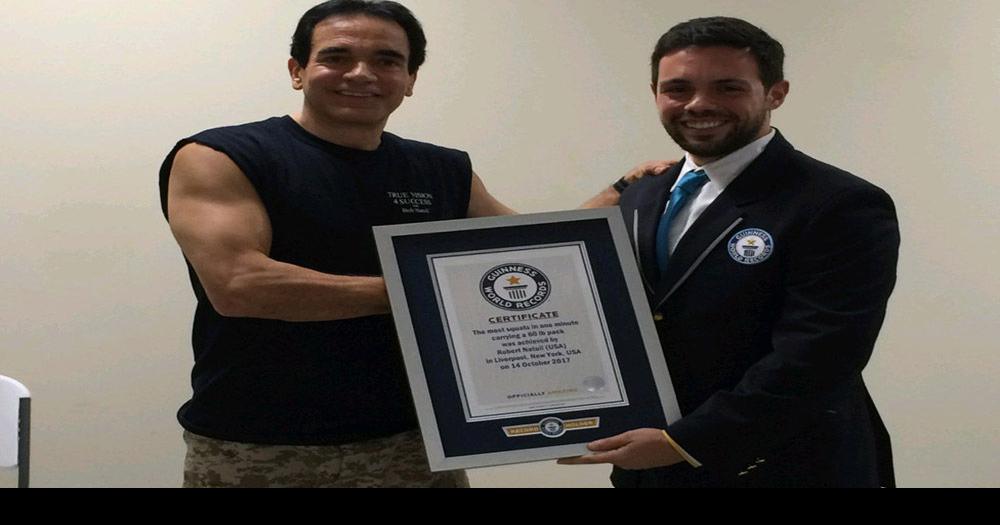 Natoli sets world record, donates funds to local family | News ...