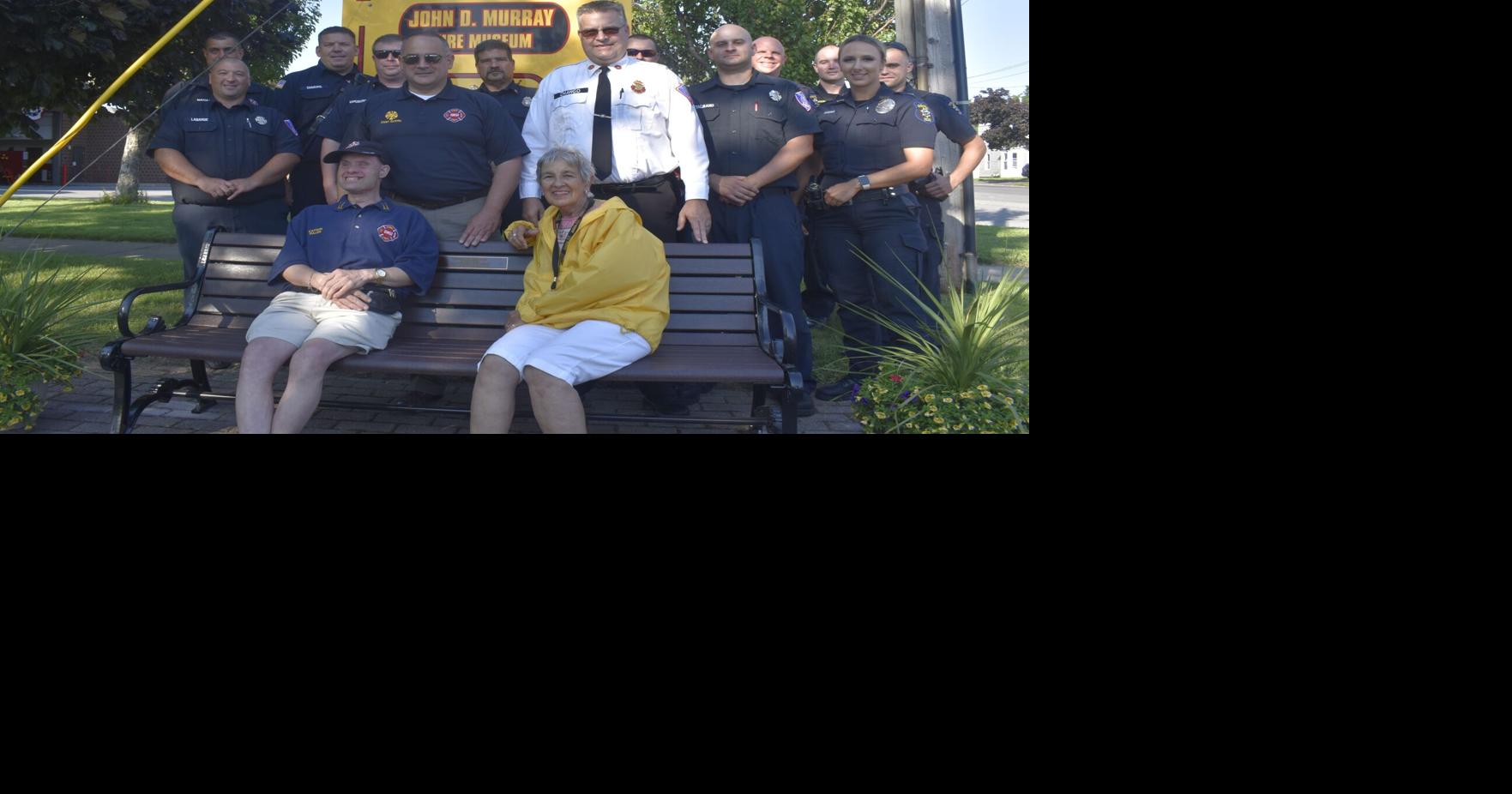 A dedicated monument for a dedicated man: commemorative bench installed ...