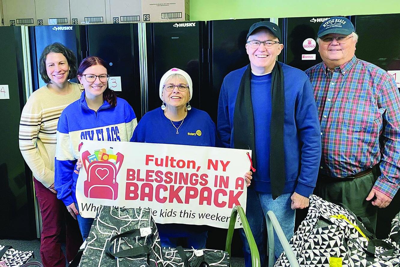 Fulton Sunrise Rotary helps Blessings in a Backpack | News | oswegocountynewsnow.com