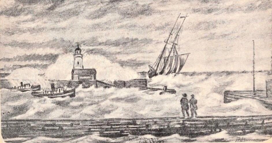 Captain Joel Tyler narrowly escaped death in 1832 ...