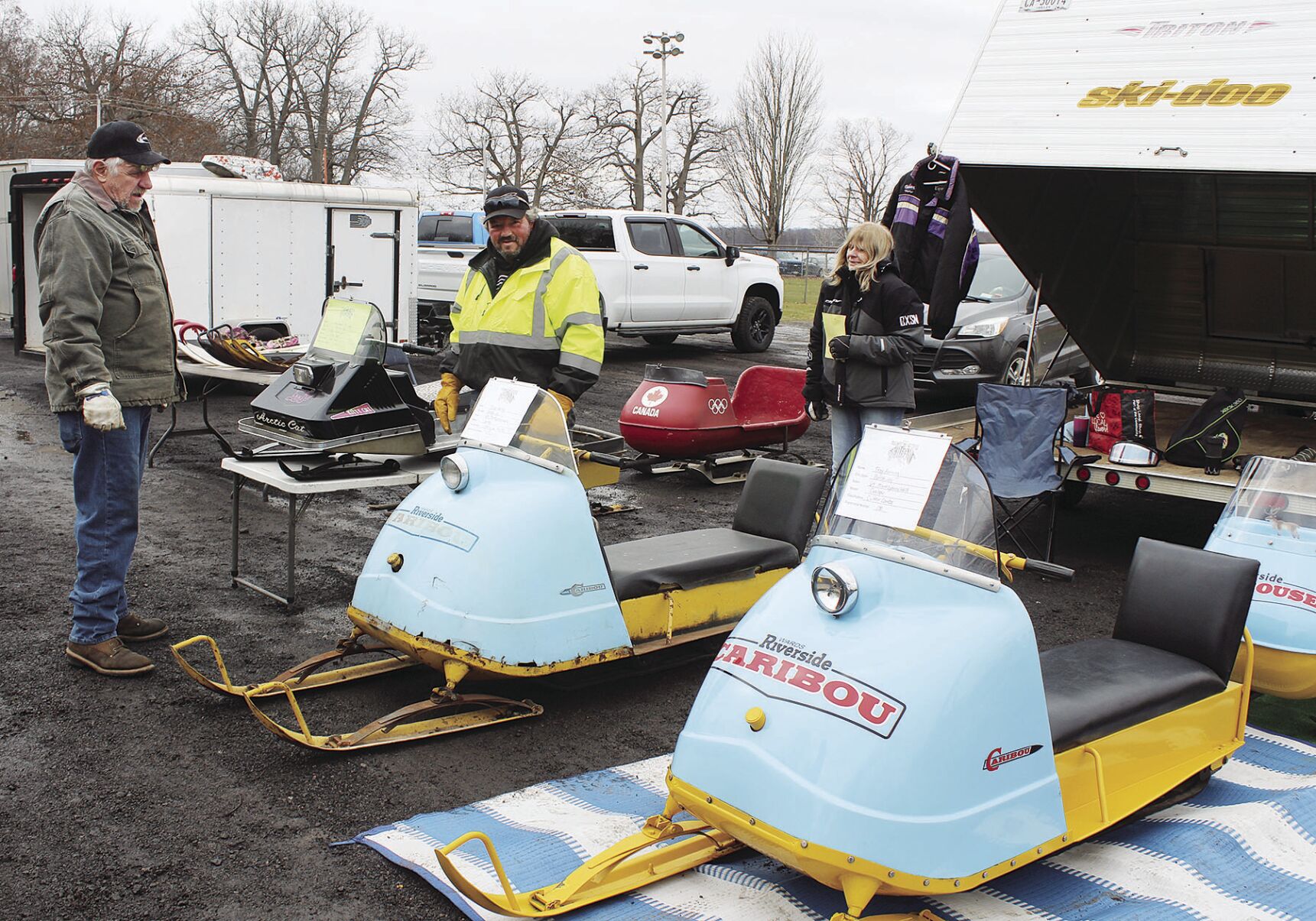 Great day for the Great Eastern Whiteout Vintage snowmobile show ...