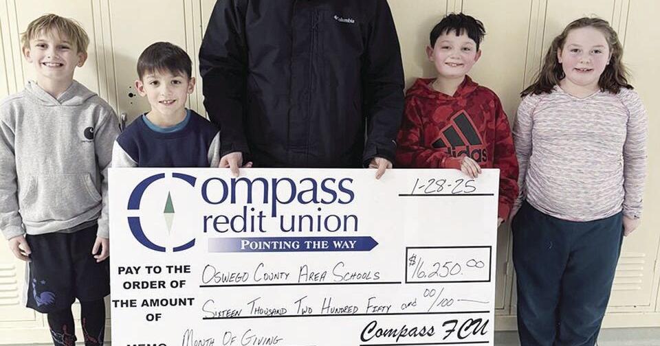 Compass Federal Credit Union’s community support continued to climb in ...