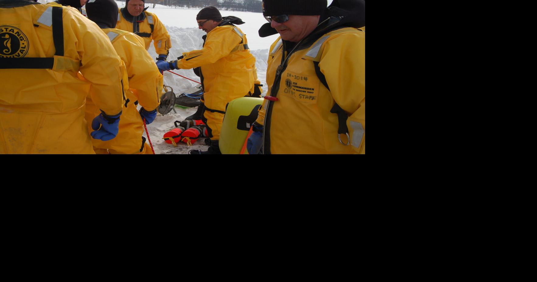 Fulton firefighters get ice rescue training | News ...