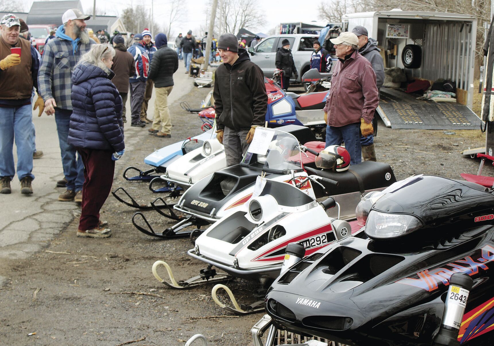 Great day for the Great Eastern Whiteout Vintage snowmobile show ...