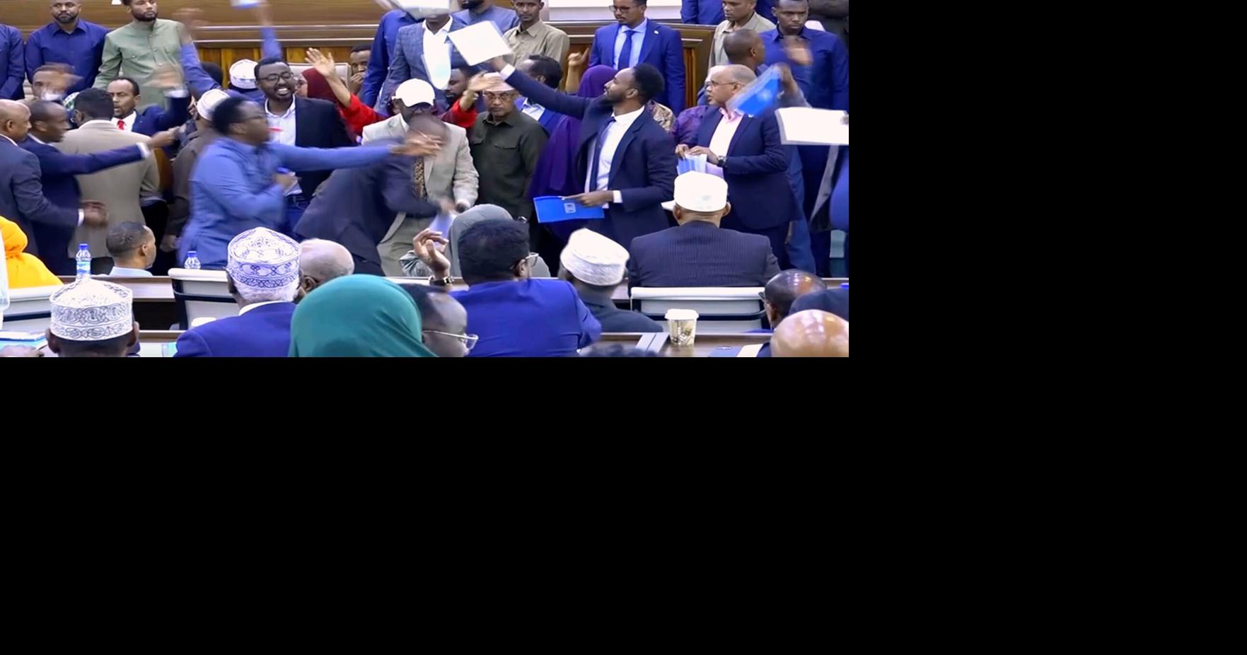 Chaos erupts in Somalia's parliament over proposed constitutional ...