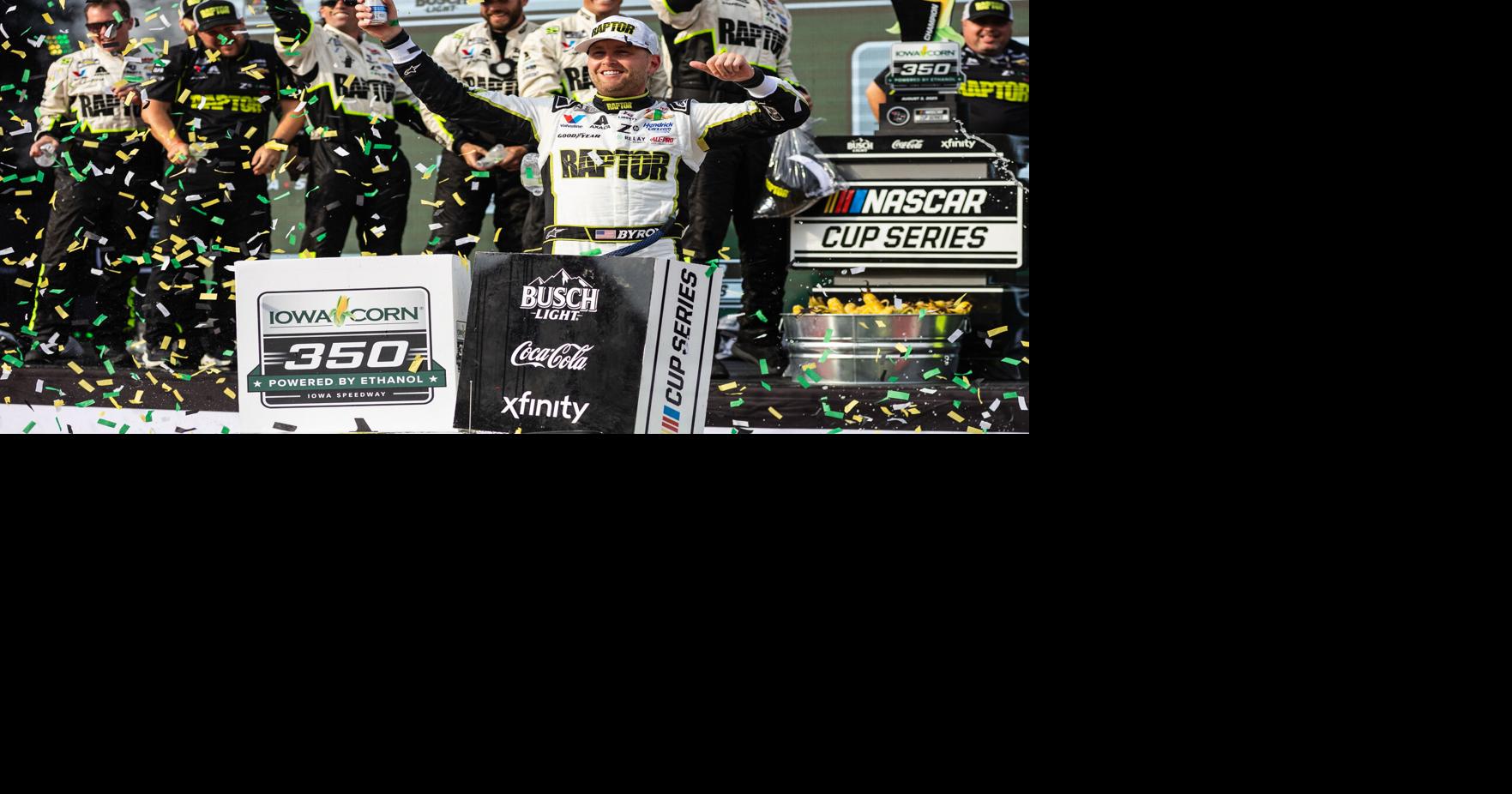 Byron stretches fuel for win at Iowa Speedway | Sports | ottumwacourier.com