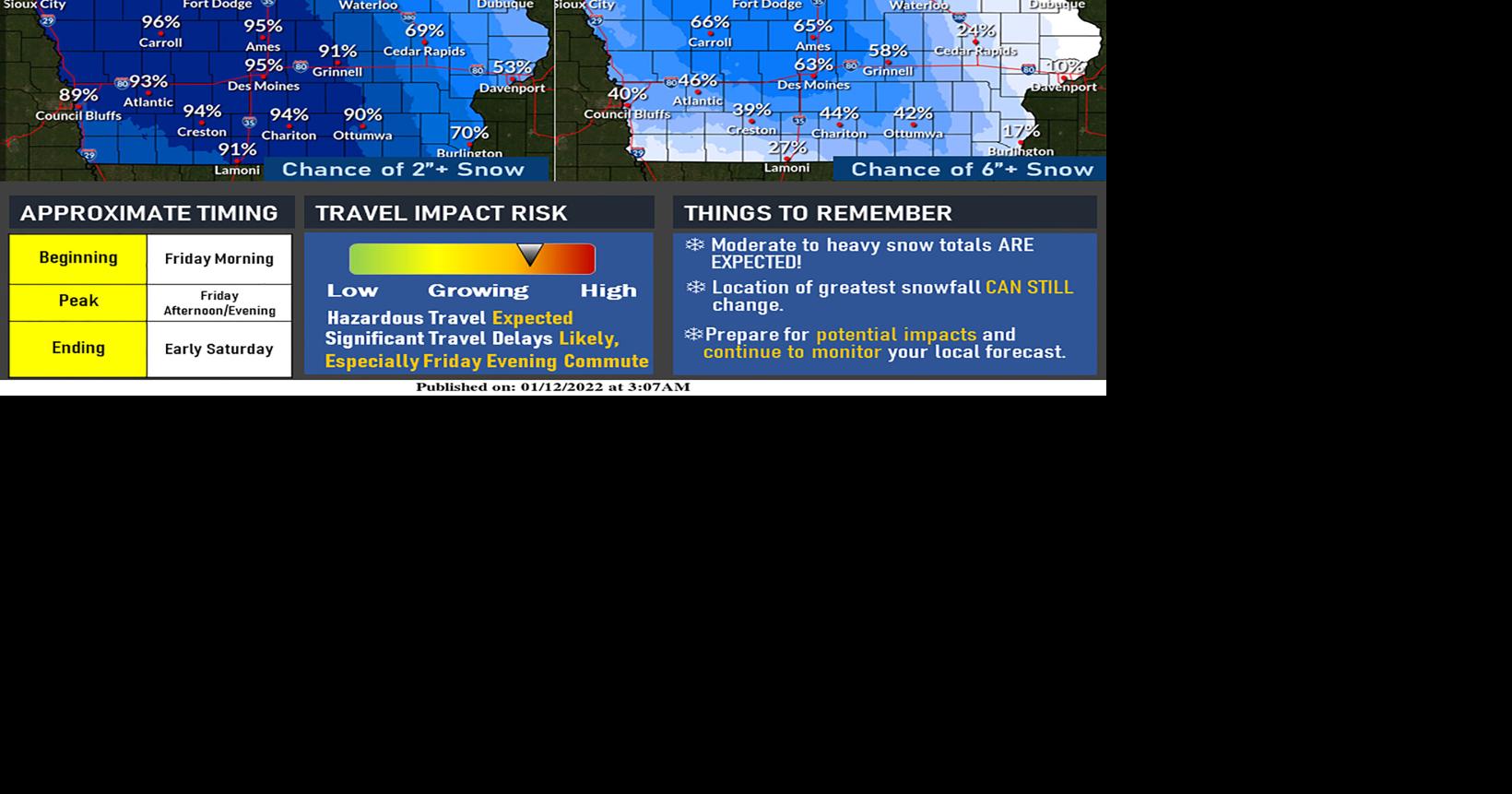 More snow coming Friday | News | ottumwacourier.com