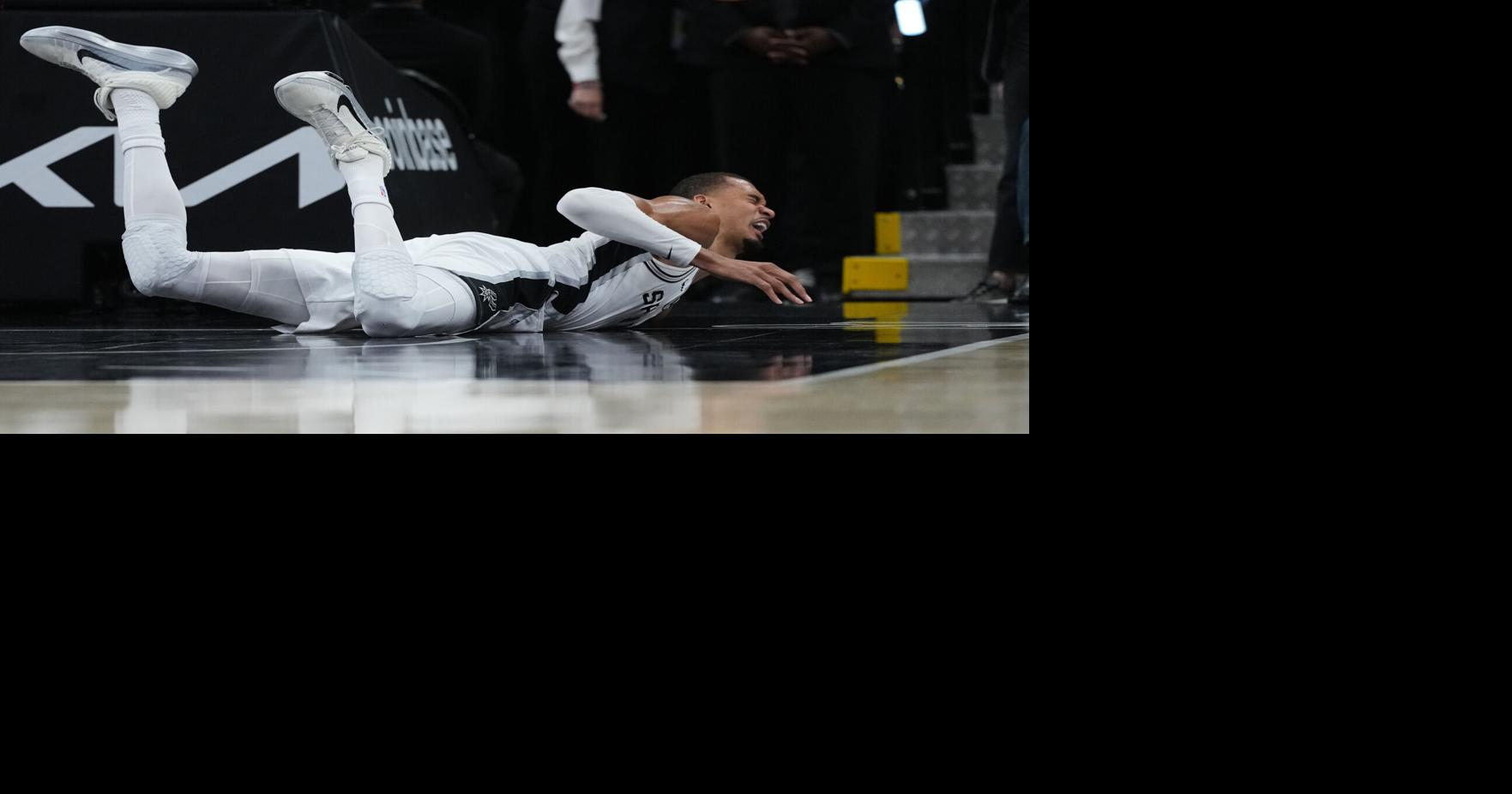 Victor Wembanyama travels with the Spurs to Portland and is listed as ...