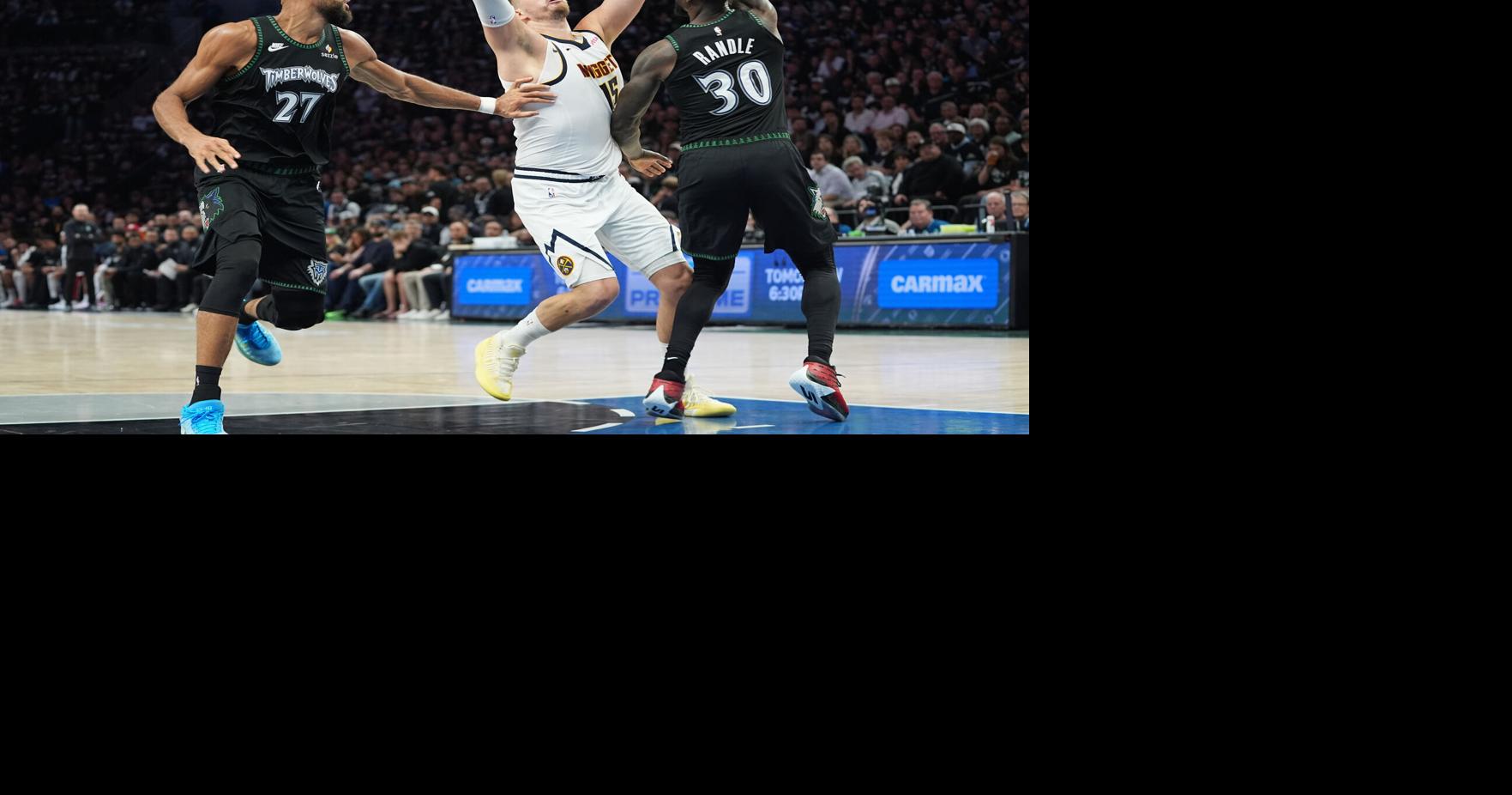 Timberwolves take a 2-1 lead on the Nuggets with a dominant defensive ...