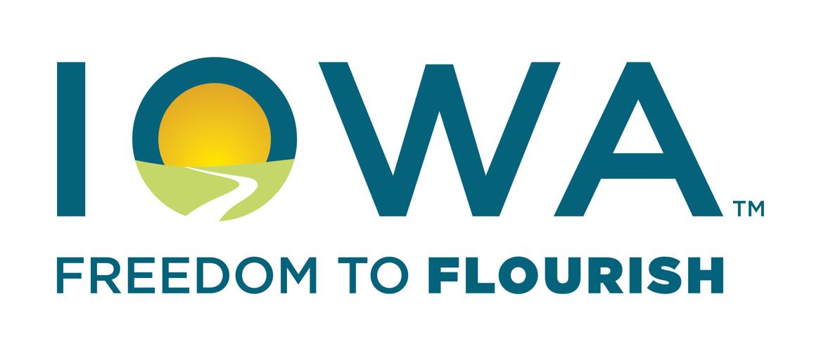 Reynolds unveils new state logo and slogan: ‘Iowa, Freedom to Flourish’ | News | ottumwacourier.com