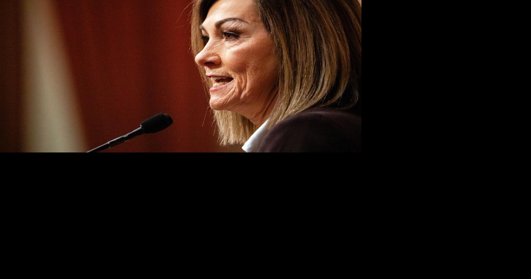 Gov. Kim Reynolds unveils property tax proposal at 2026 Condition of ...