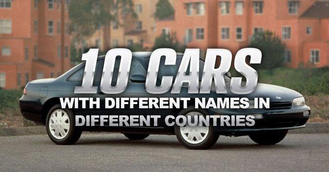 foreign car names