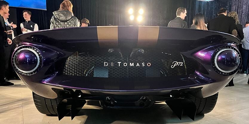First Look - De Tomaso P72 supercar