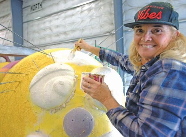 ‘Caterpillar’ Float Undergoes Camera-Ready Transformation | News ...