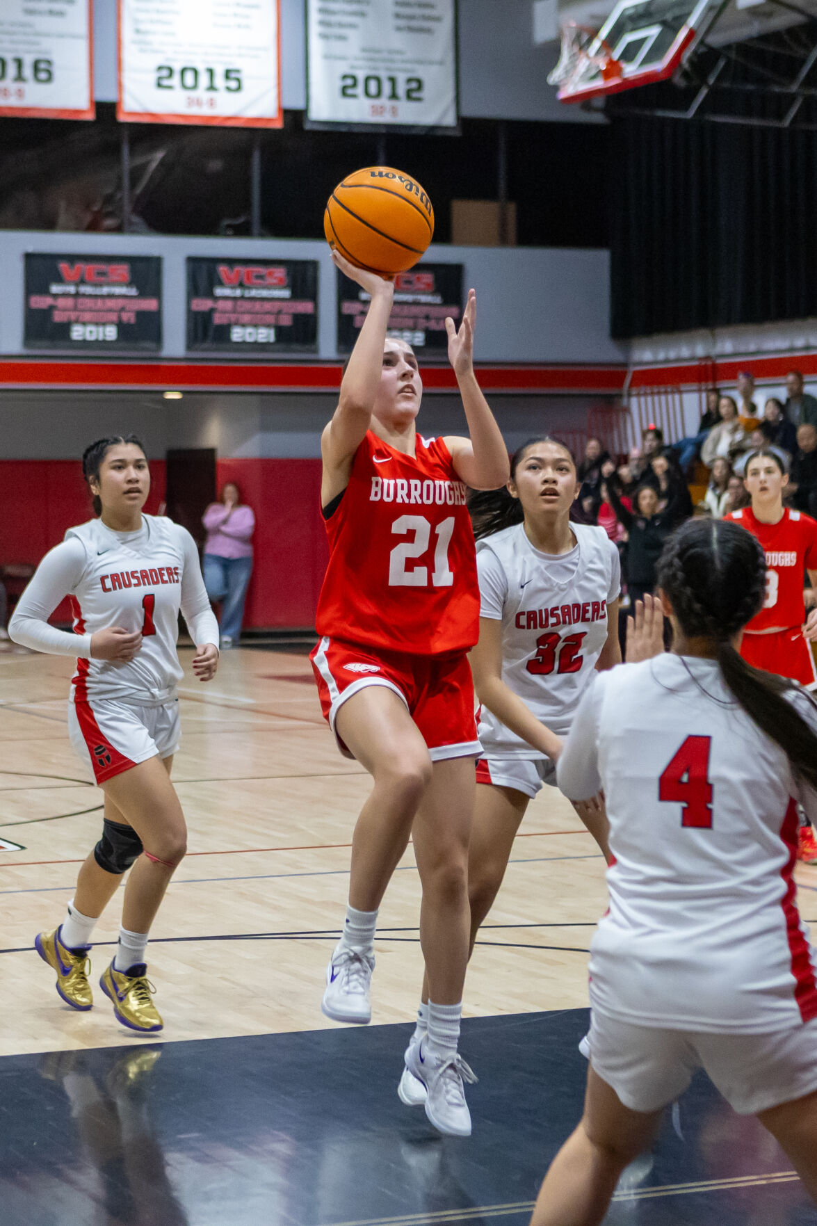 Girls’ Basketball: Burroughs Withstands Late Rally to Earn Semifinal ...
