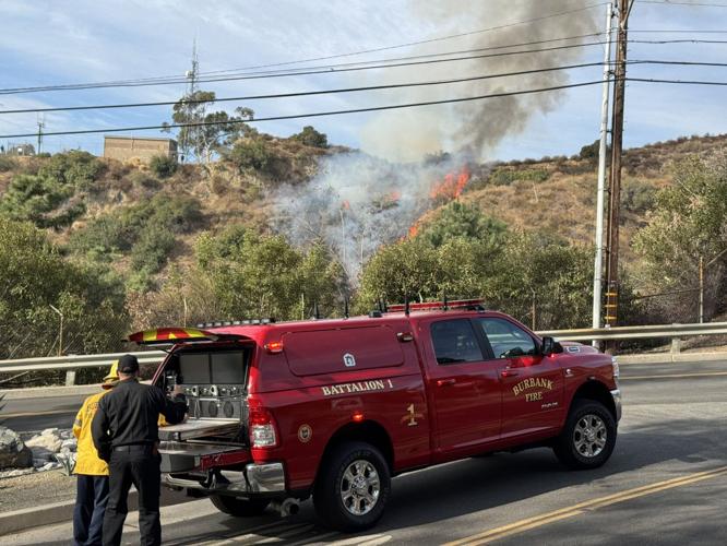 Man Detained on Arson Suspicions in Burbank Brush Fire | News ...