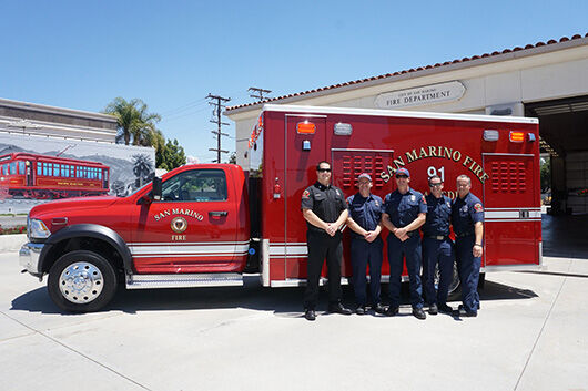 San Marino Fire Department Gets New Rescue Ambulance | News ...