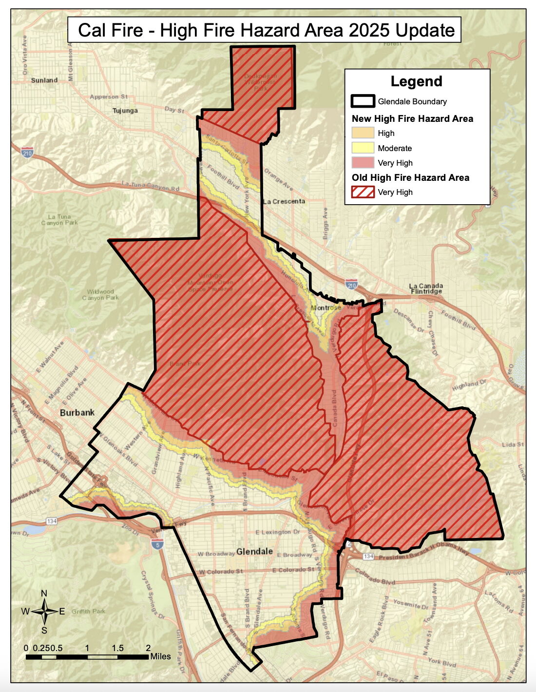 Glendale Adopts New Fire Hazard Zones | Glendale News Press ...