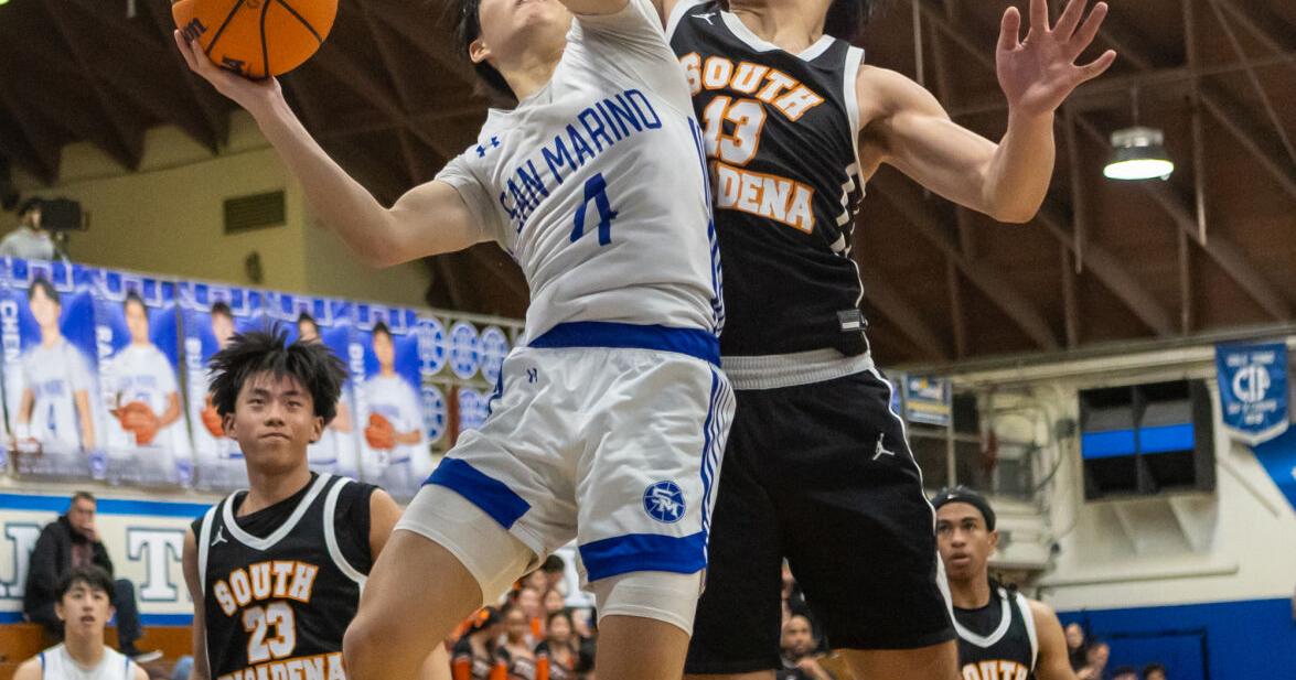 Boys' Basketball: San Marino Tops South Pasadena to Clinch Share of ...