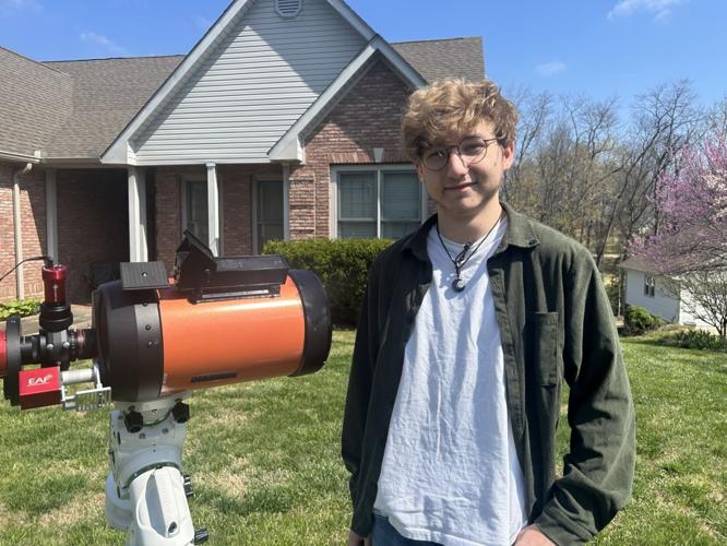 Local high school student will use his telescope to capture the solar ...