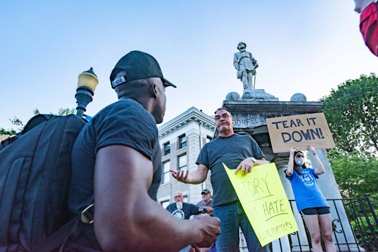 GALLERY: Protest at Lee statue in Murray | News | paducahsun.com