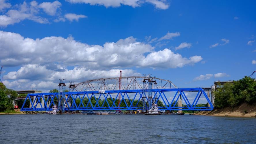 Water Under the Bridge: New Truss Installed Following Float Up River ...