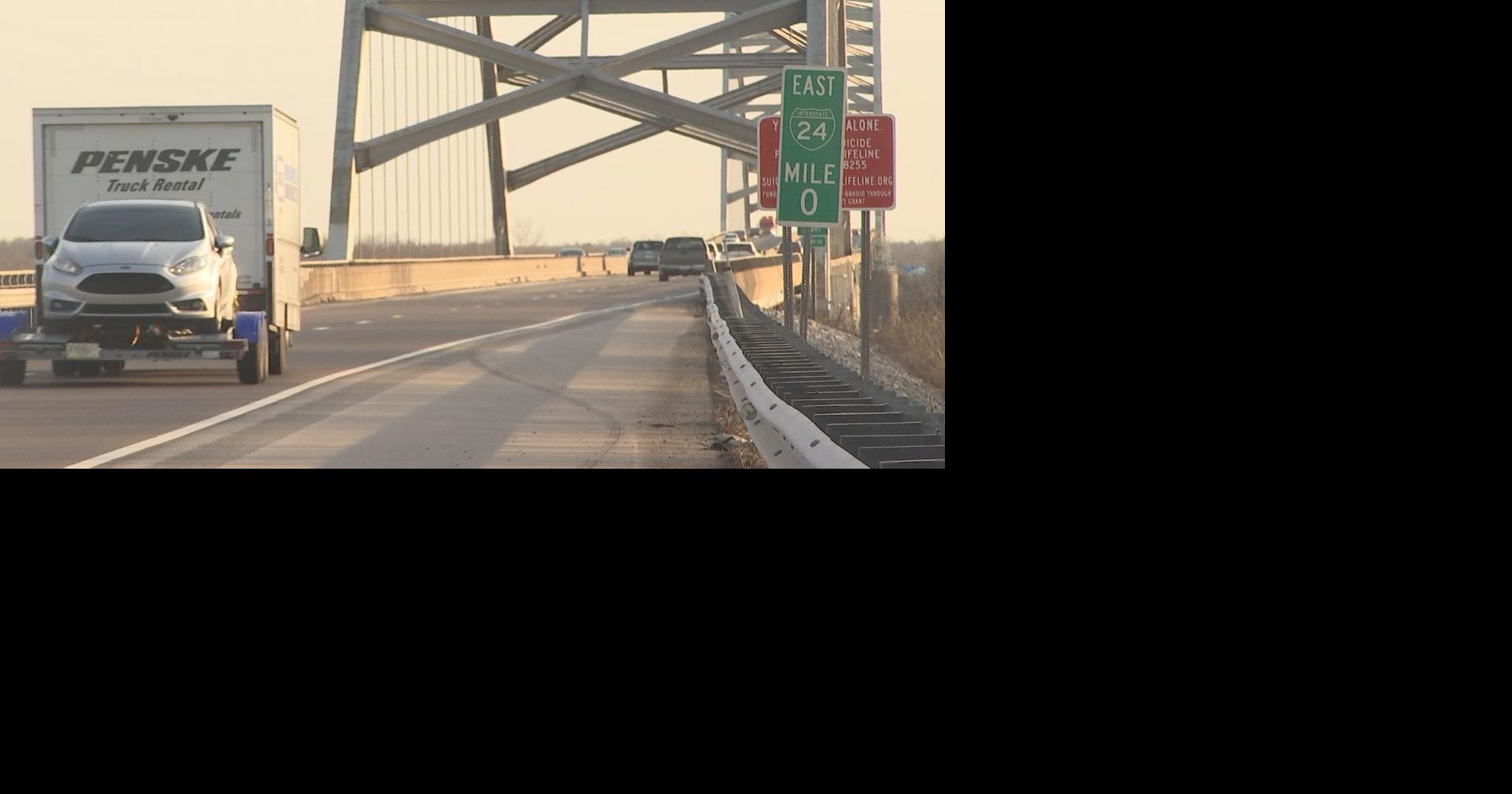 Lane restrictions in place as I-24 Ohio River Bridge repair project ...