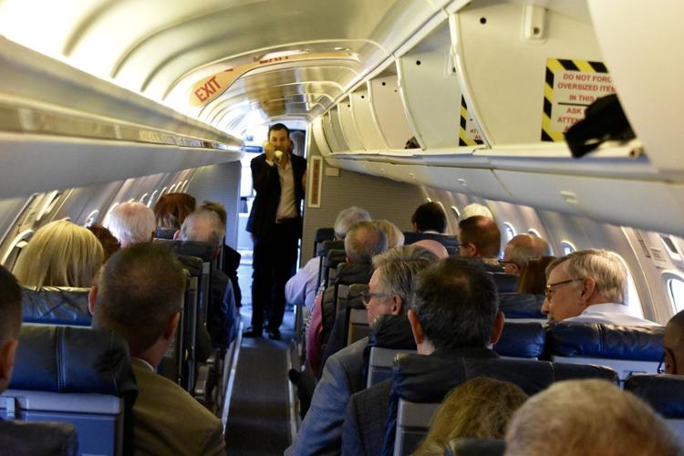 Local officials pleased with inaugural Contour flight | News ...