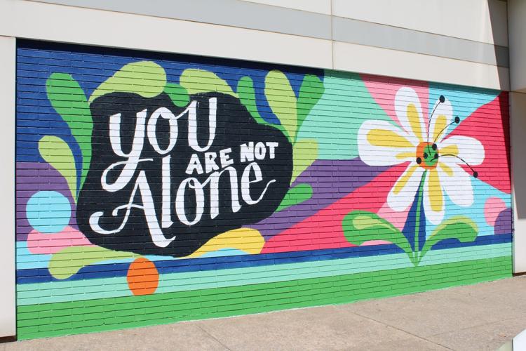 You are not alone: Community paints murals for suicide prevention ...