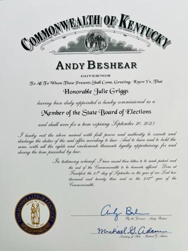 Former McCracken County Clerk Julie Griggs appointed to state election ...