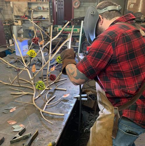 Blacksmith artist perseveres after fire, rebuilds business | News ...
