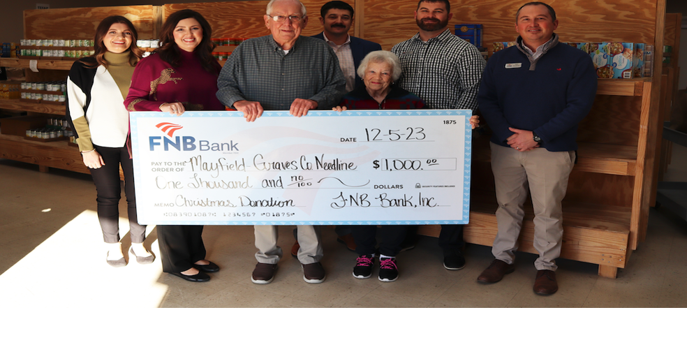 FNB makes $2,000 Christmas donation to two charities in Mayfield and ...