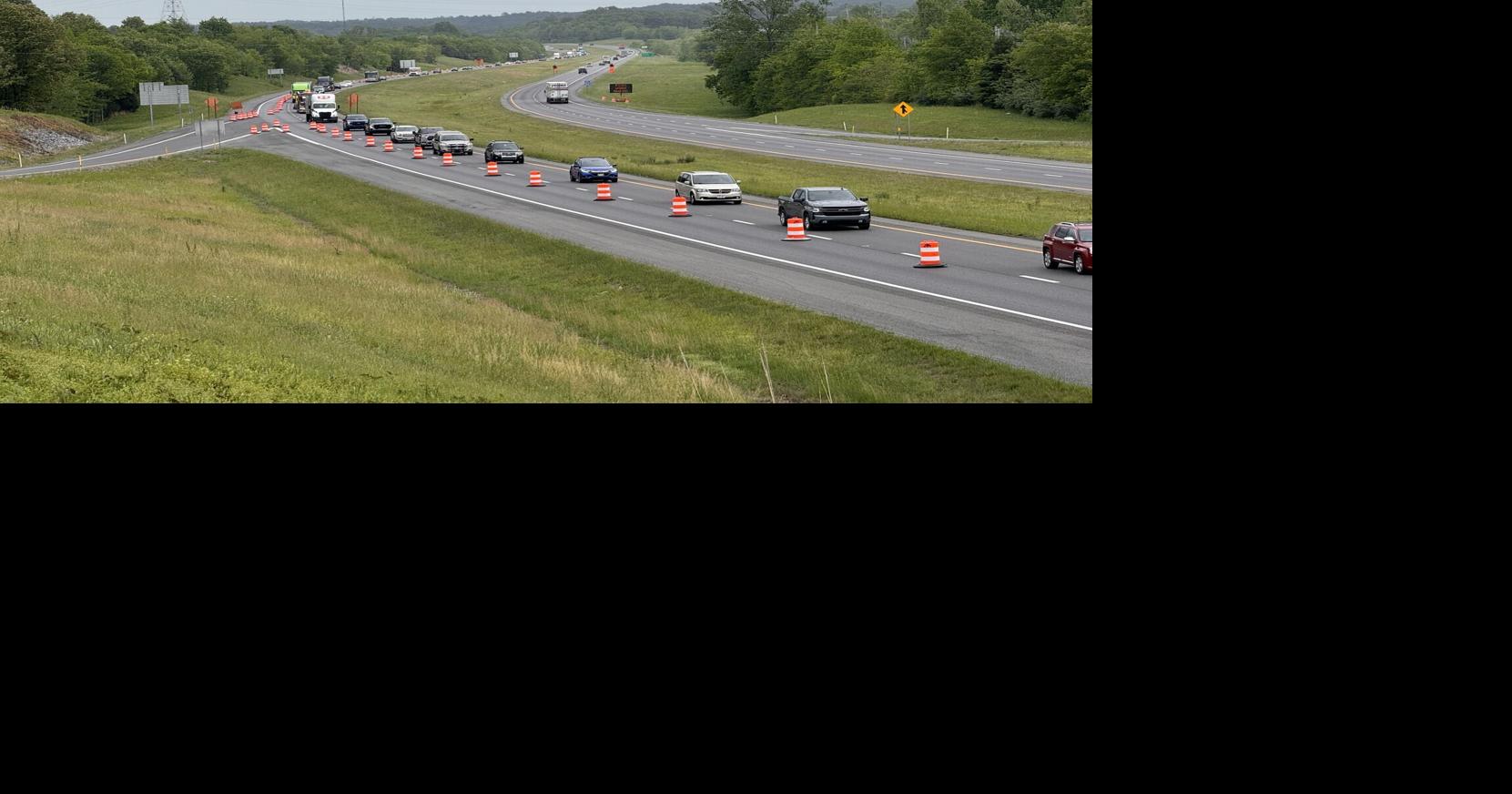New work zone causes traffic disruptions on I-24 west at 29 mile marker ...