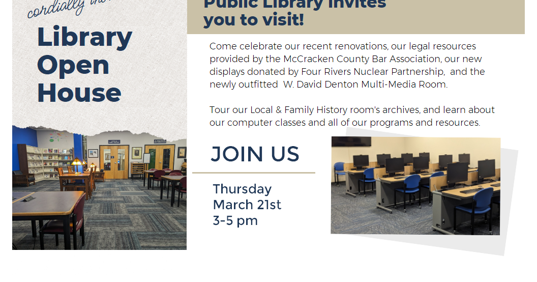 McCracken County Public Library to feature new amenities during open ...