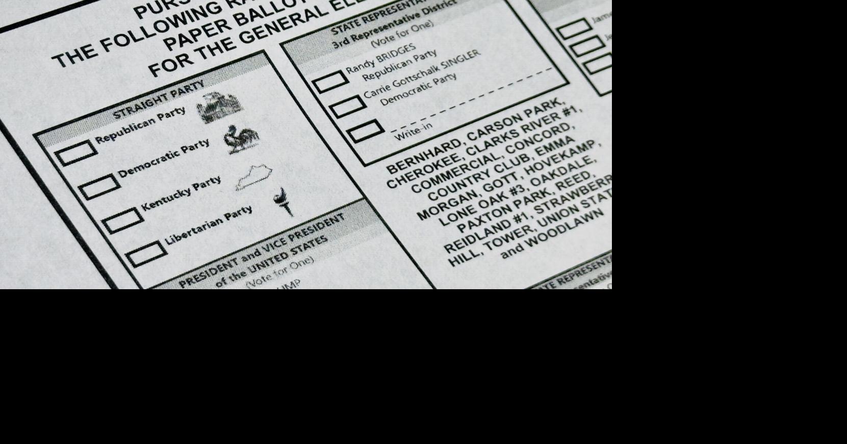 Election Day: What's on your ballot? | News | paducahsun.com