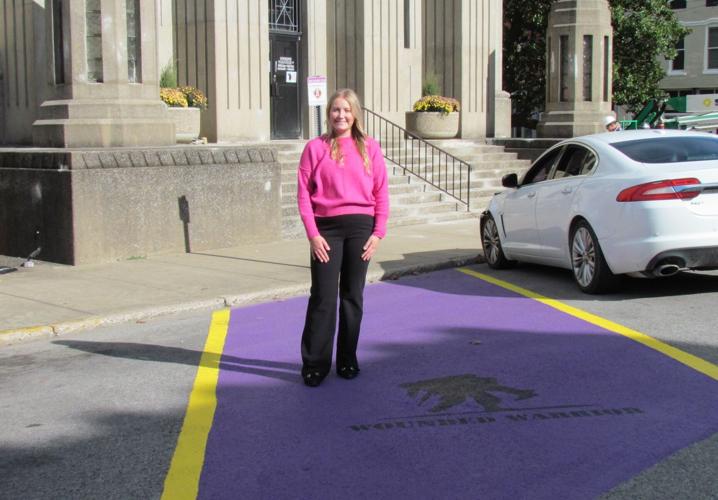 High school senior repaints veteran parking spots, honoring grandfather ...