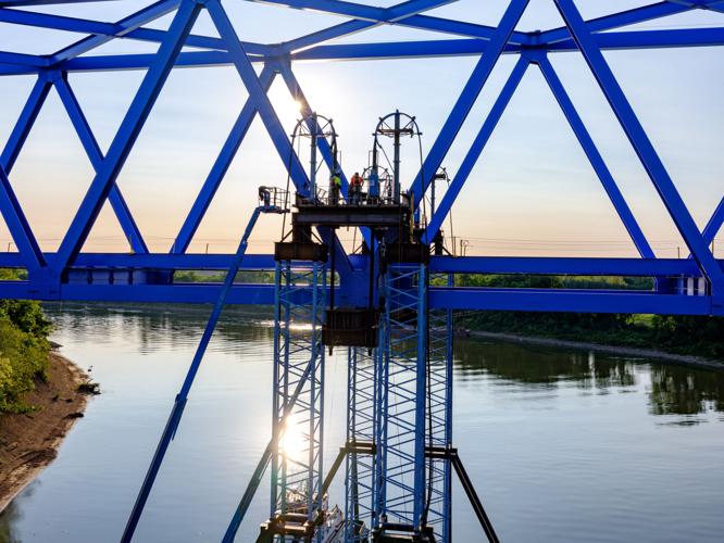 Water Under the Bridge: New Truss Installed Following Float Up River ...
