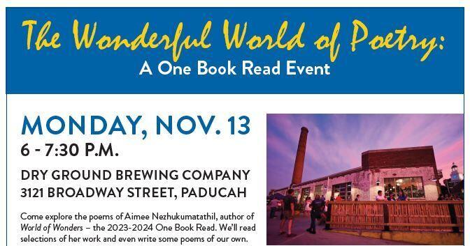 Dry Ground to host Wonderful World of Poetry reading with library, WKCTC | News | paducahsun.com