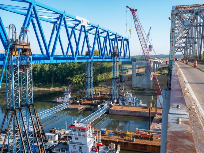 Water Under the Bridge: New Truss Installed Following Float Up River ...