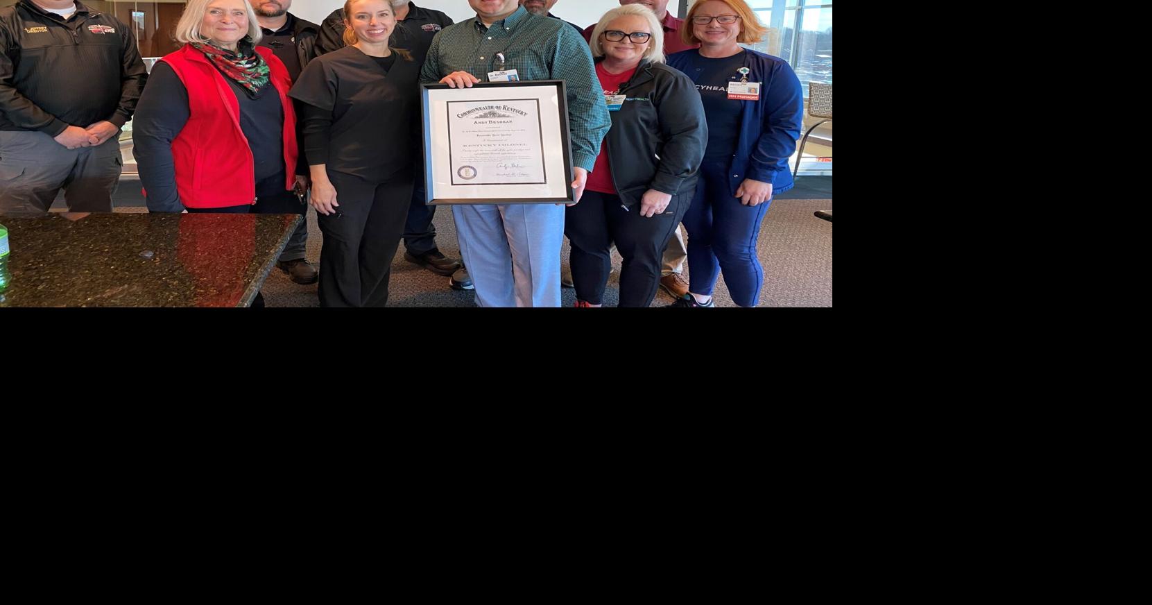 Mercy Health's Dr. Brett Bechtel receives Kentucky Colonel Award | News ...