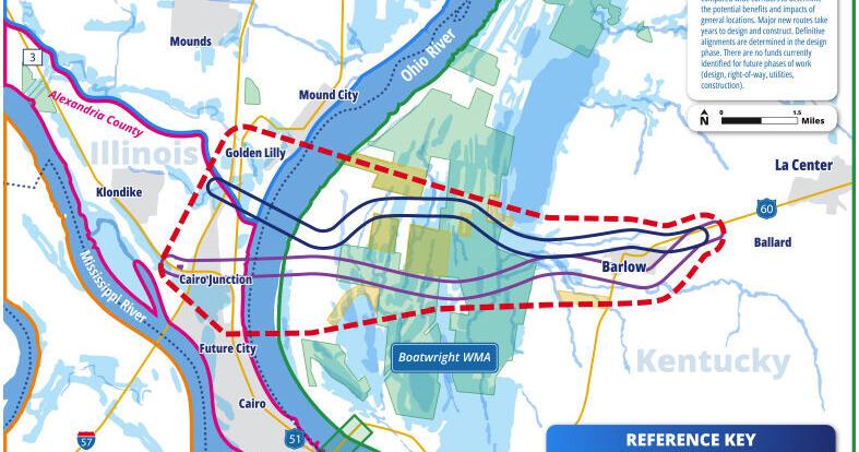 KYTC report recommends U.S. 51 Bridge replacement over U.S. 60 corridor ...